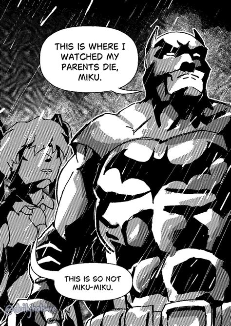 Hatsune Miku And Batman Vocaloid And 2 More Drawn By Odakuram Danbooru Hatsune Miku And Batman Vocaloid And 2 More Drawn By Odakuram Danbooru