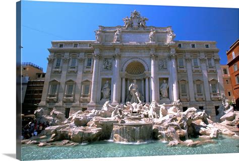 The Baroque Style Trevi Fountain Rome Lazio Italy Great Big Canvas