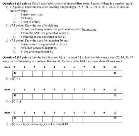 solved question 1 30 ﻿points for all parts below show