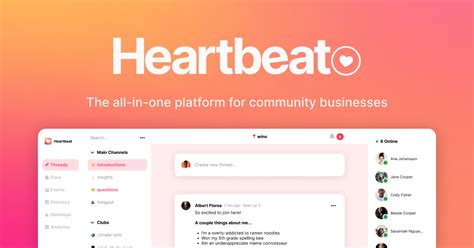 Heartbeat Bring Your Community Together