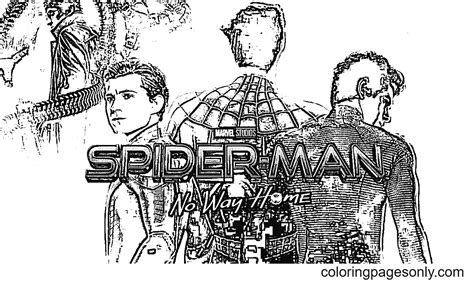 Spider Man No Way Home Coloring Pictures