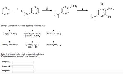 Solved Identify The Reagents Necessary To Accomplish Each Of