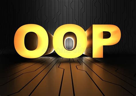 Object Oriented Programmering Of Oop Paradigm Verklaringsschema Vector Illustratie