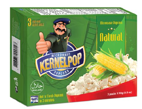 Kernelpop Microwave Popcorn Natural 90 Gm X 3 Box Price In Pakistan