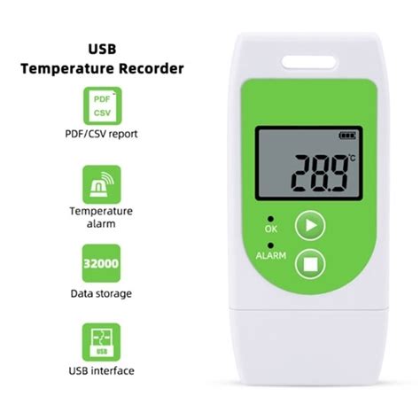 Portable USB Temperature Data Logger ATO Com