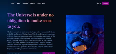 Github Doniaskimadescovery Space React Js Website Discover Space