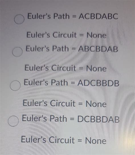 Solved Find Euler S Path And Euler S Circuit For The Graph Chegg