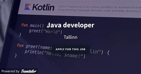 Talentlive On Linkedin Java Developer Cybexer Technologies