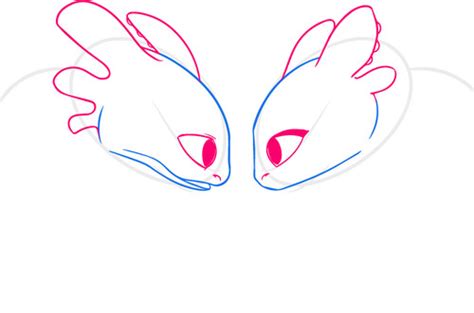 Как нарисовать Беззубика и Дневную Фурию