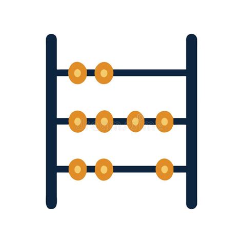 Abacus Educational Tool Icon Stock Vector Illustration Of Symbol