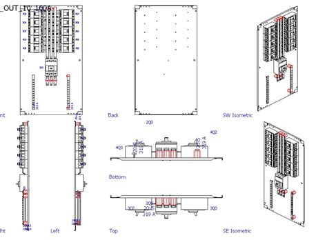 Typical ABB SMDB Panel Incomer Up To 250A 36KA Adjustable Outgoing 10x Up To 100A 18KA Panels