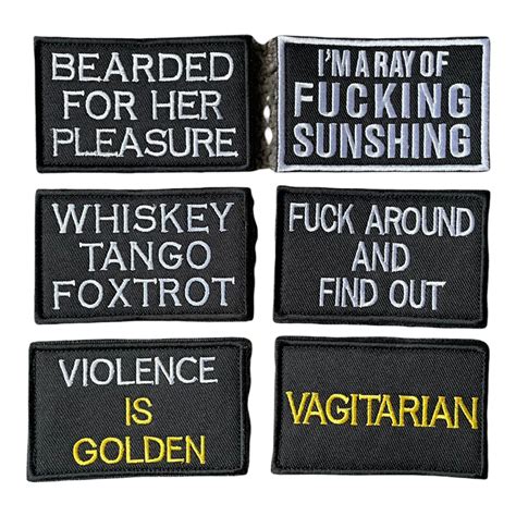 Funny Military Patches Embroidered Military Patches Funny Etsy