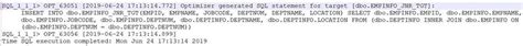 Verify The Sql Elt Query In The Session Log Verify The Sql Elt Query In The Session Log