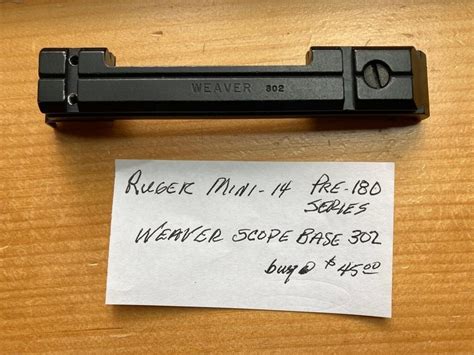 Ruger Mini 14 Scope Mount Weaver Brand Ebay
