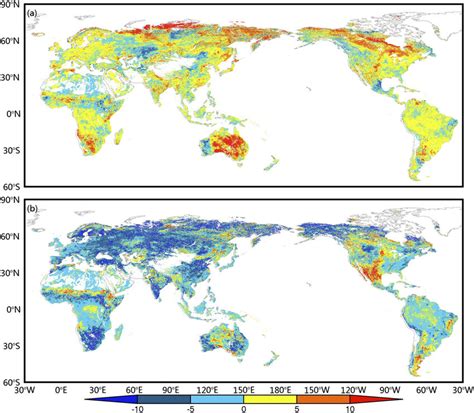 Effect Of Viwv Ipwp Anomalies On The Global Ndvi During A High And