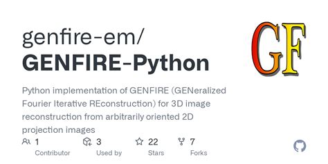 Github Genfire Emgenfire Python Python Implementation Of Genfire Generalized Fourier