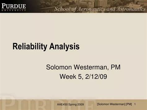 Ppt Reliability Analysis Powerpoint Presentation Free Download Id2714968