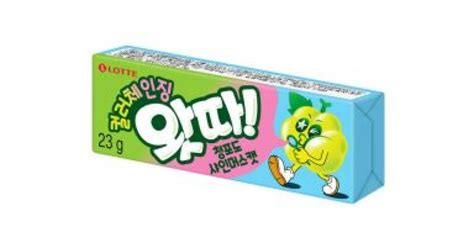 롯데웰푸드 씹을수록 색 변하는 풍선껌 왓따 청포도 선봬