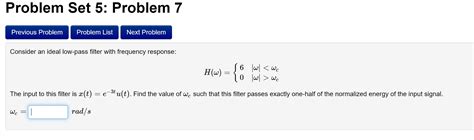 Solved Problem Set Problem Previous Problem Problem Chegg