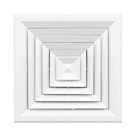 Aclaminaire 12 In X 12 In 4 Way Aluminum Ceiling Diffuser In White L Jsf 4ob 12x12 Ceiling Aclaminaire 12 In X 12 In 4 Way Aluminum Ceiling Diffuser In White L Jsf 4ob 12x12 Ceiling