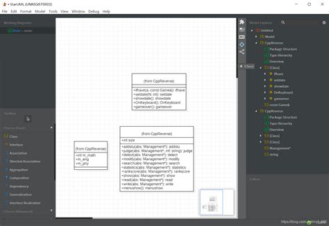 staruml（4 0 1版本）利用c 代码，逆向工程生成类图 startuml c 插件 csdn博客