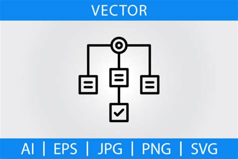 Vector Workflow Outline Icon Graphic By Muhammad Ali · Creative Fabrica