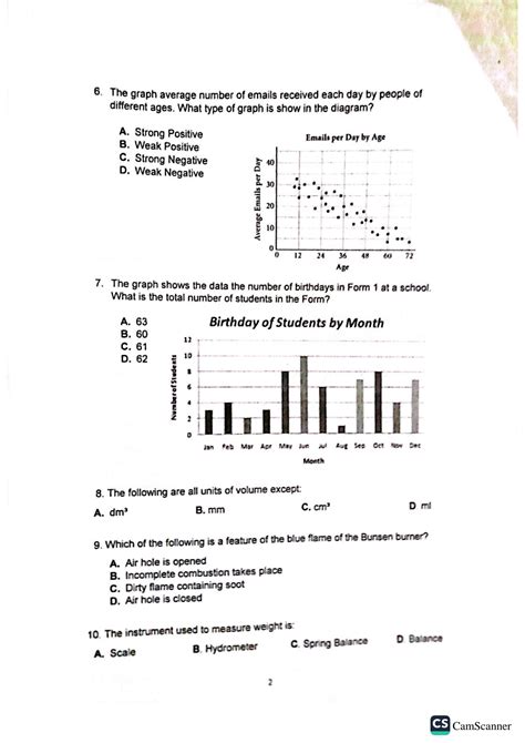 SOLUTION Year Science Revision Studypool