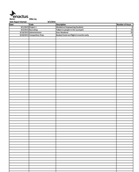 47 Free Time Tracking Spreadsheets Excel ᐅ TemplateLab