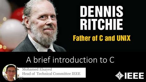 A Brief Introduction To C Language Pptx Programming Languages