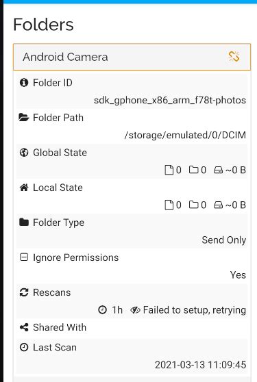 filesystem watcher errors android android syncthing community forum