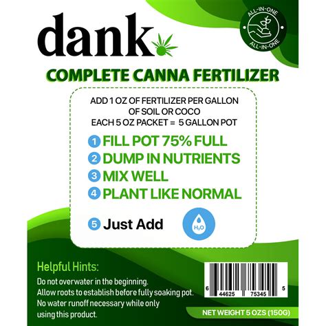 Dank S Complete Canna Fertilizer Your Cannabis Plant S Ultimate