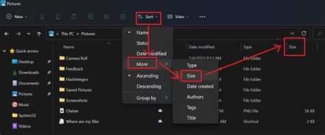 How To Sort Folders By Size Or Month In Windows