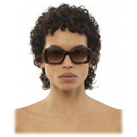 Chloé Gayia Sunglasses In Acetate Havana Gradient Purple Chloé