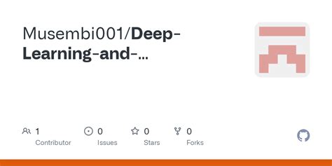 GitHub Musembi Deep Learning And Reinforcement Learning