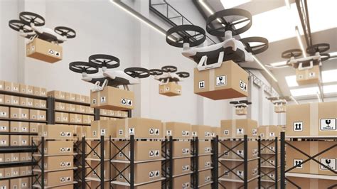 Premium Photo Using Technology To Control Warehouse Drones Automated