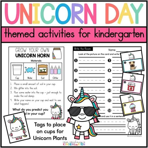 National Unicorn Day Activities Worksheets Coloring Page Crown