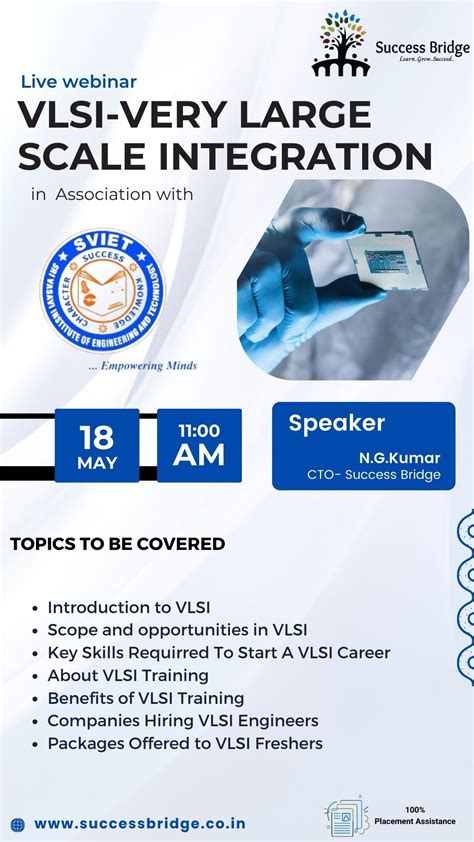 success bridge on linkedin vlsi webinar engineering techcareers srivasaviinstitute…