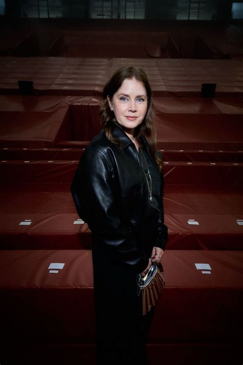 Amy Adams At Lacoste Womenswear Fw 2627 Fahion Show At Paris Fashion