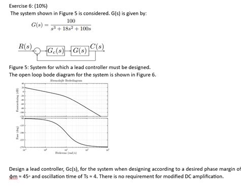 Exercise The System Shown In Figure Is Chegg