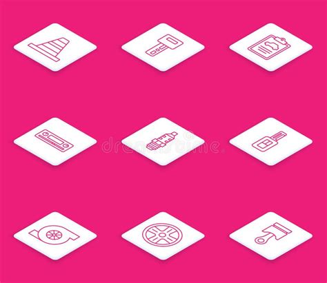 Set Line Traffic Cone Car Key With Remote Inspection Audio Spark