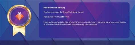 Nalaemton S On Linkedin Receiving An Award After A Long Time Bliss 😊😇 Tata Consultancy…