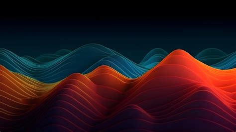 Premium Ai Image Abstract Gradient Fluid Background For 3d Rendering