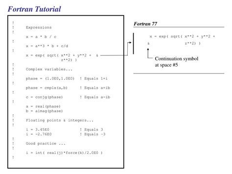 Ppt Fortran Tutorial Powerpoint Presentation Free Download Id6170953