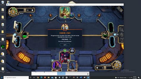 Server Shutdown Error Is This An Actual Error Or A Player Trying To Avoid A Loss Rgodsunchained