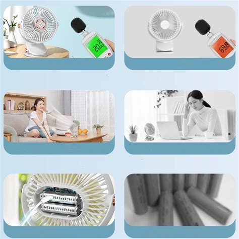 6นิ้วพัดต่อเนื่องพัดลม พกพา ชาร์จ 10000mah พัดลมชาร์จไฟ ใช้ป่าได้32ชม แรงบ ตั้งโต๊ะ ปรัลม5ระดับ