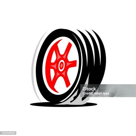 타이어 로고 디자인 자동차 자동차 쇼룸 자동차 딜러 로고 디자인 벡터 개념에 대한 스톡 벡터 아트 및 기타 이미지 개념