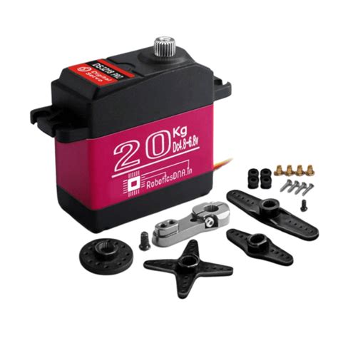 Servo 20kg Ds3218 Pro 180deg Metal Gear Digital Servo Motor Arduino High Torque Roboticsdna