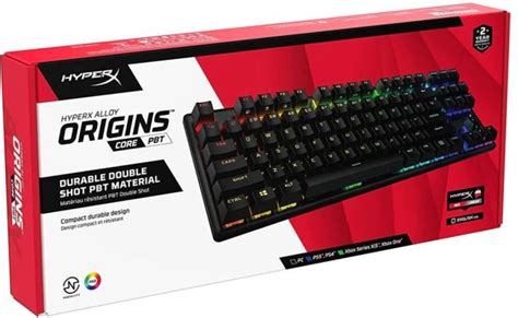 HyperX Alloy Origins Core PBT TKL Mechanical Gaming Keyboard, Macro ...