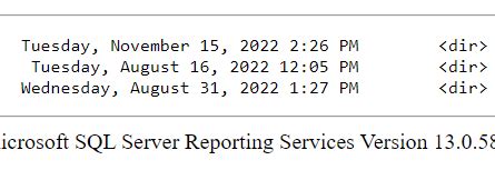 Reporting Services SSRS Web Not Displaying Correctly After Downgrade To Stack Overflow