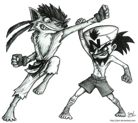 Street Fight Crash Vs Cortex By Jenl On Deviantart
